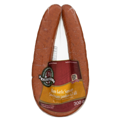 Buy Grimm's Fine Foods Sausage Ring Ham Garlic 300 g | FreshCo
