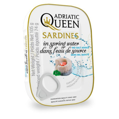 Buy Adriatic Queen Canned Fish Sardines In Water 105 g | Sobeys Inc.