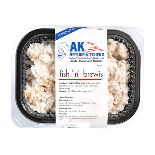 Buy Arthur's Kitchen Fish n Brewis Frozen Fish 200 g | Sobeys Inc.