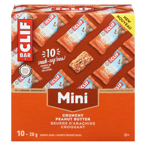 Buy Clif Energy Bar Crunchy Peanut Butter Minis 10 x 28 g | Sobeys Inc.