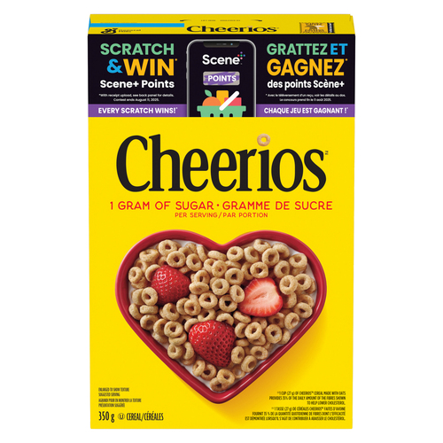 Buy Cheerios Cereal Original Breakfast Whole Grains 350 g | FreshCo