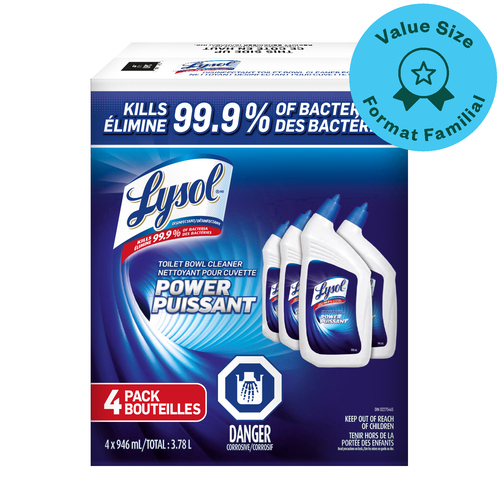 Buy Lysol Power Toilet Bowl Cleaner 4 x 946 ml | FreshCo