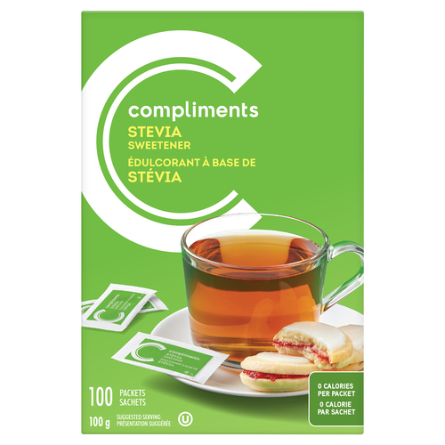 Buy Compliments Sweetener Stevia 100 g | Sobeys Canada