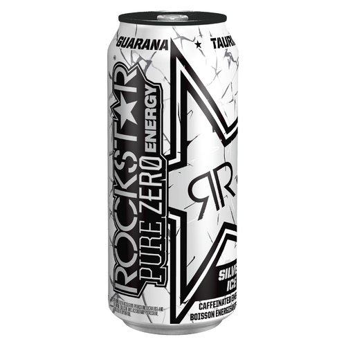 Buy Rockstar Pure Zero Energy Drink Silver Ice 473 ml (can) | Sobeys Inc.