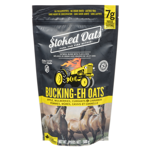 Buy Stoked Oats Lactose-Free Oatmeal Bucking-Eh Oats 500 g | Sobeys Inc.