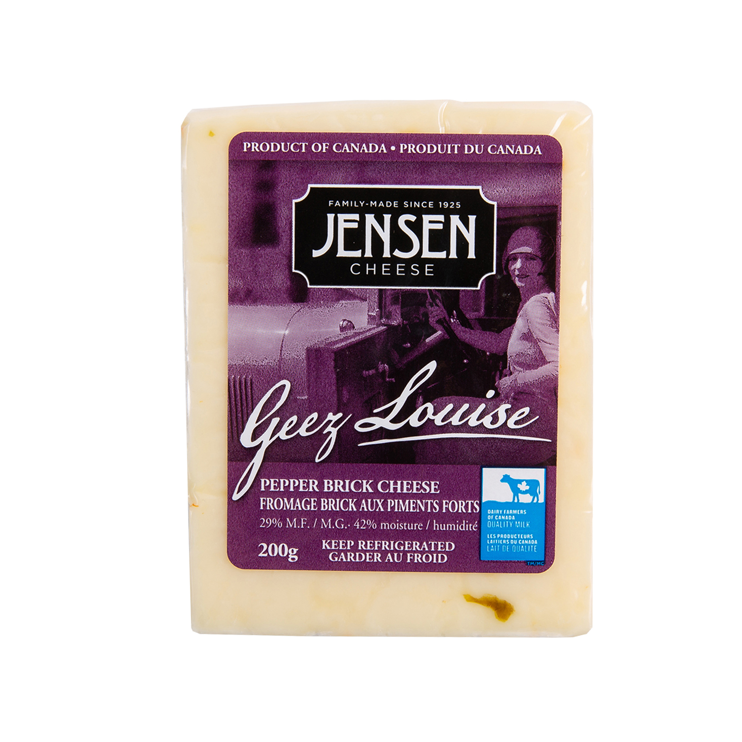 Buy Jensen Geez Louise Pepper Brick Cheese 200 g | Sobeys Inc.