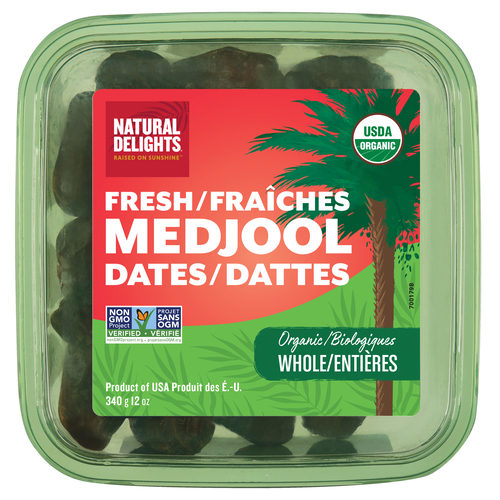 Buy Bard Valley Natural Delights Organic Medjool Fresh Dates 340 g ...