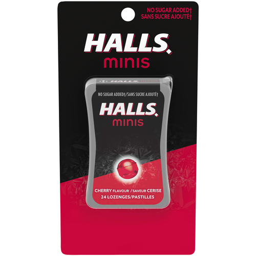 Buy Halls Minis Mentho-Lyptus No Sugar Added Cough Drops Cherry Flavour ...
