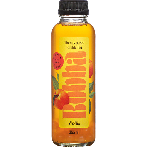Buy Bobba Ready To Drink Bubble Tea Peach 355 ml (bottle) | Sobeys Inc.