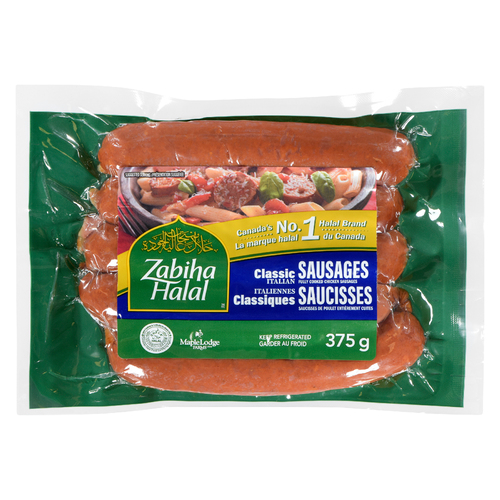 Buy Zabiha Halal Classic Italian Chicken Sausages 375 g | FreshCo