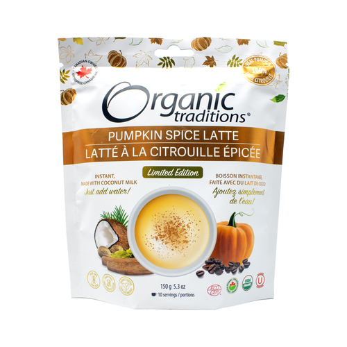 Buy Organic Traditions Latte Mix Pumpkin Spice 150 g | Sobeys Inc.