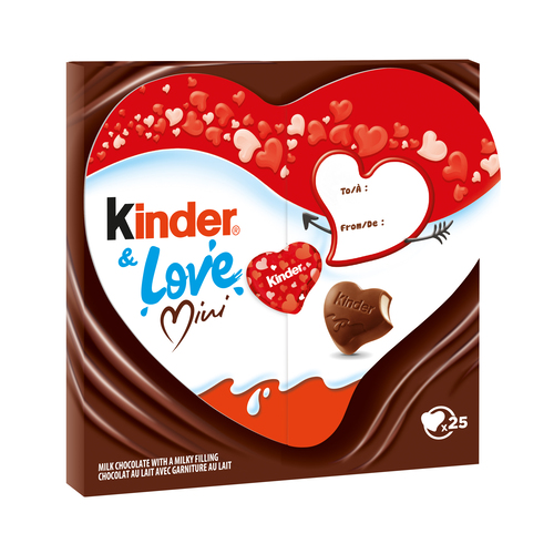 Buy Ferrero Canada Kinder & Love Mini Milk Chocolate Valentines Day 107 ...