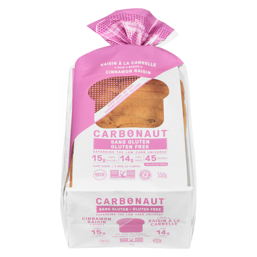 Buy Carbonaut Gluten-Free Bread Cinnamon Raisin 550 g (frozen ...