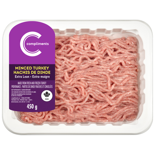 Buy Compliments Minced Turkey Extra Lean 450 g | Sobeys Inc.