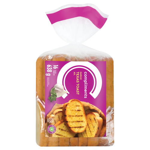 Buy Compliments Texas Toast Garlic 638 g (frozen) | Safeway Canada