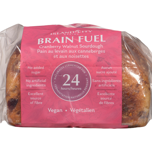 Buy Island City Baking Brain Fuel Vegan Breads Cranberry Walnut ...