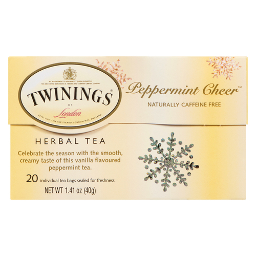 Buy Twinings Of London Herbal Tea Peppermint Cheer 20 Tea Bags | FreshCo