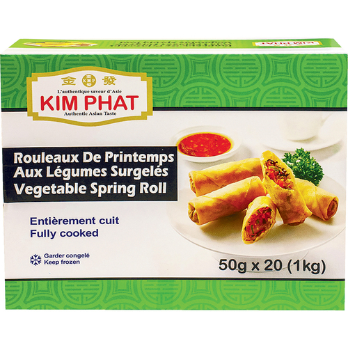 Buy Kim Phat Frozen Spring Roll Vegetable 1 kg | Sobeys Inc.