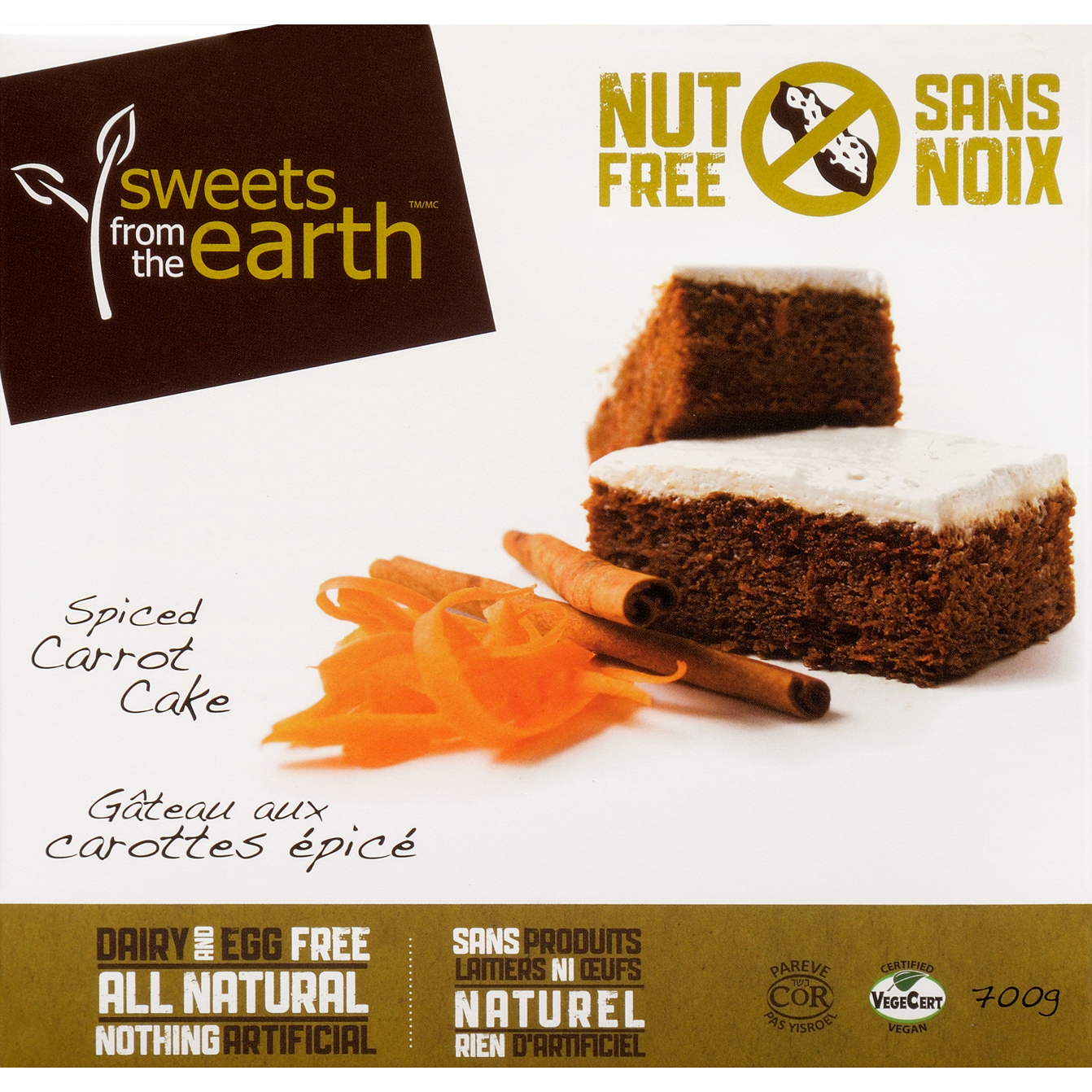 Buy Sweets from the Earth Nut-Free Cake Pan Spiced Carrot 700 g ...