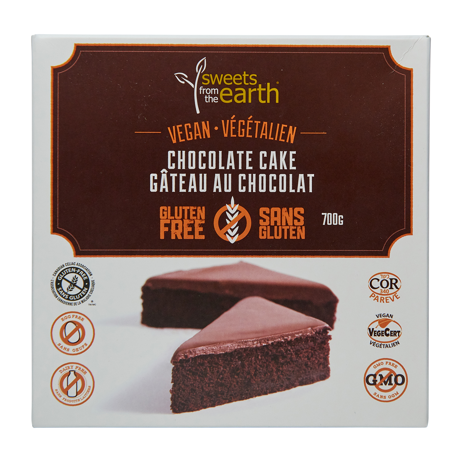 Buy Sweets From The Earth Gluten-Free Cake Chocolate 700 g (frozen ...
