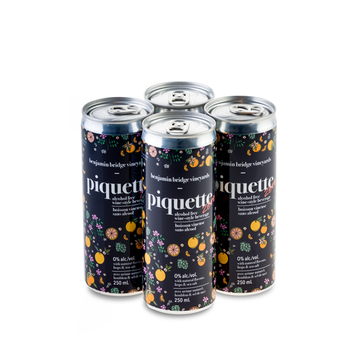 Buy Benjamin Bridge Alcohol-Free Beverage Piquette Zero 4 x 250 ml ...