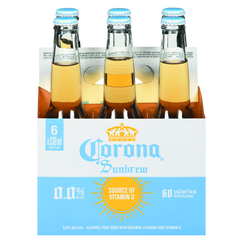 Buy Corona Sunbrew Non Alcoholic Beer 6 x 330 ml (bottles) | Sobeys Inc.