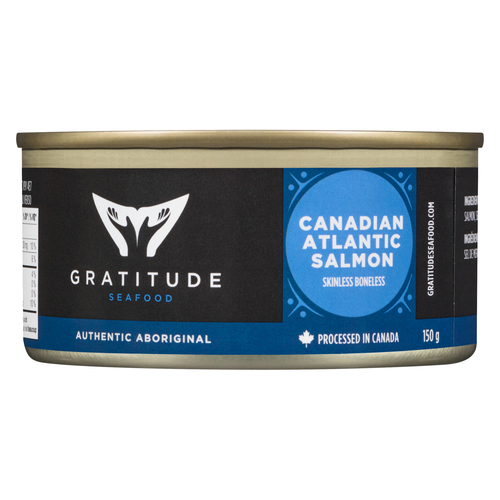 Buy Gratitude Seafood Atlantic Salmon Wild Skinless Boneless 150 g ...