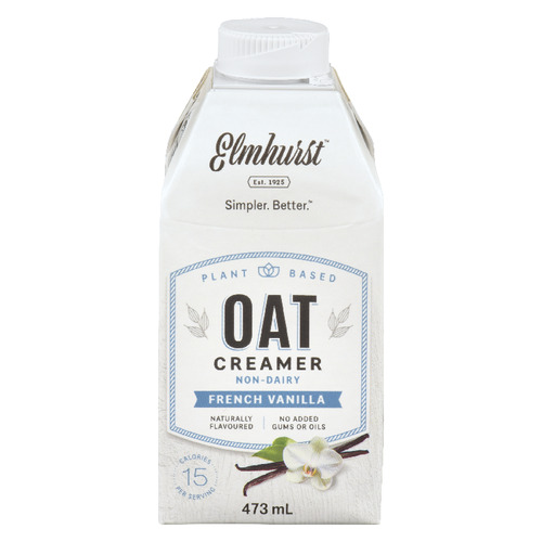 Buy Elmhurst Oat Creamer French Vanilla 473 ml | Sobeys Inc.