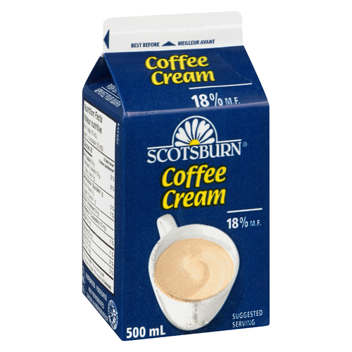 Buy Scotsburn 18% Coffee Cream 500 ml | Sobeys Inc.