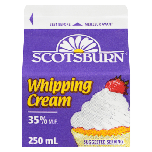 Buy Scotsburn 35% Whipping Cream Carton 250 ml | Foodland