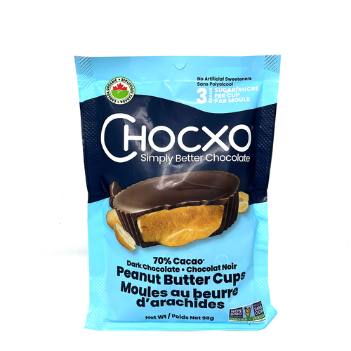 Buy Chocxo Cups 70% Cacao Peanut Butter Bag 98 g | Sobeys Inc.