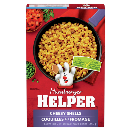 Buy Betty Crocker Pasta kit Hamburger Helper Cheesy Shells 240 g | FreshCo