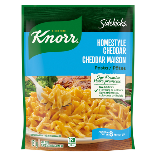Buy Knorr Sidekicks Pasta Side Dish Homestyle Cheddar For A Quick Meal ...