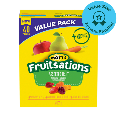 Buy Mott's Fruitsations + Veggie Gluten Free Snacks Assorted Fruit 907 ...