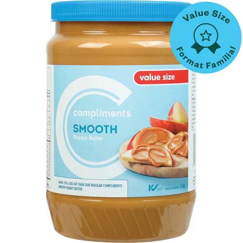 Buy Compliments Light Smooth Peanut Butter 2 kg | Safeway Canada