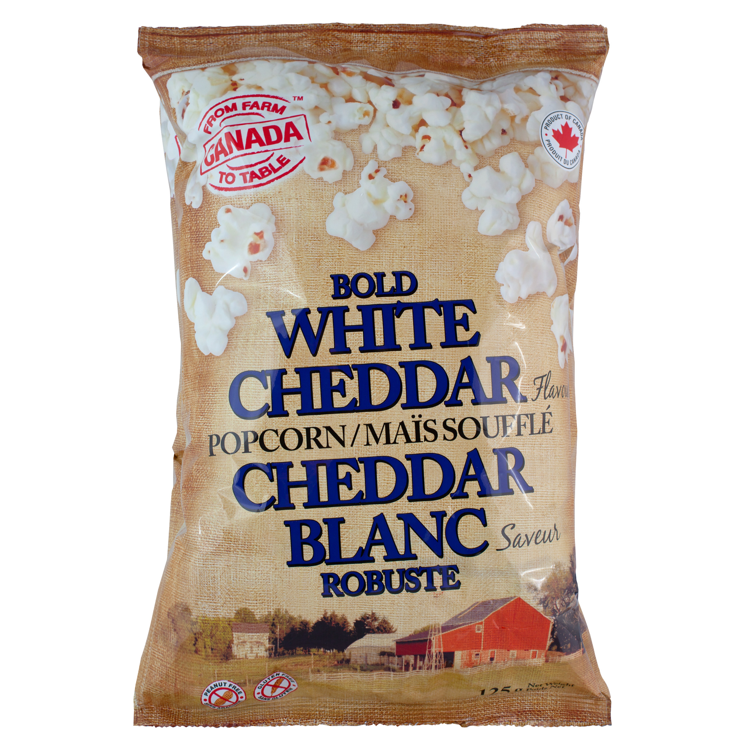 Buy From Farm to Table Popcorn White Cheddar 125 g | Sobeys Inc.