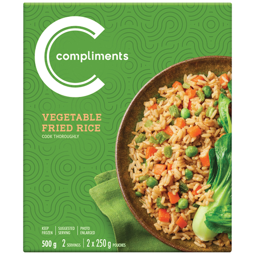 Buy Compliments Fried Rice Vegetable 500 g (frozen) | Safeway Canada