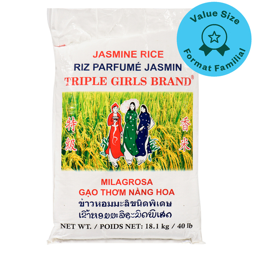 Buy Triple Girls Jasmine Rice Value Size 18 kg | FreshCo