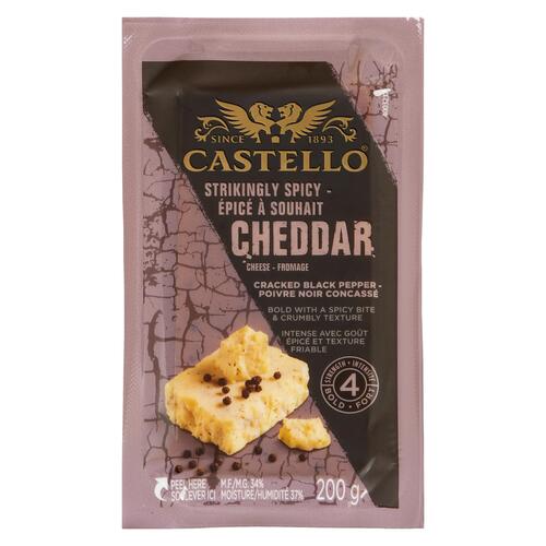 Buy Castello Cheese Cheddar Black Pepper200 g | Safeway Canada