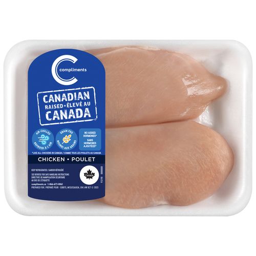 Buy Compliments Chicken Breasts Boneless Skinless Air Chilled | Sobeys Inc.