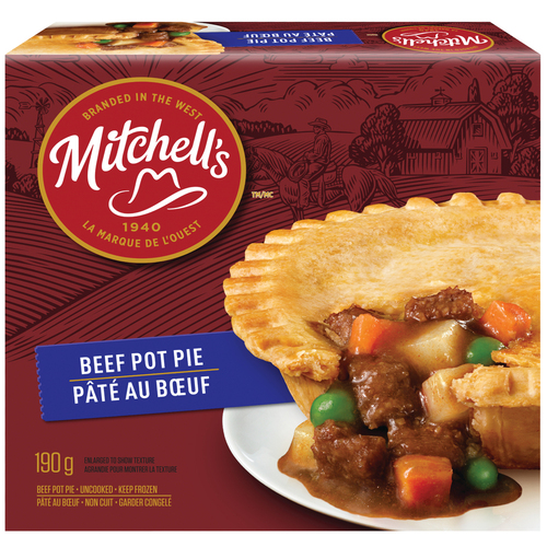 Buy Mitchell's Gourmet Foods Frozen Pot Pie Beef 190 g | Sobeys Inc.