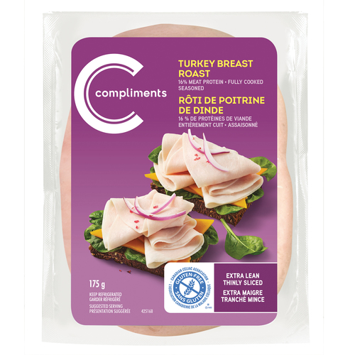 Buy Compliments Extra Lean Roast Turkey Breast Thinly Sliced Meat 175 g ...