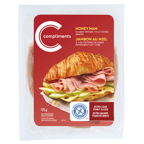 Buy Compliments Sliced Meat Extra Lean Honey Ham 175 g | Safeway Canada