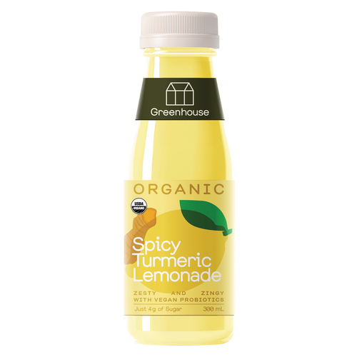 Buy Greenhouse Organic Beverage Turmeric Lemonade Spicy 300 ml (bottle ...