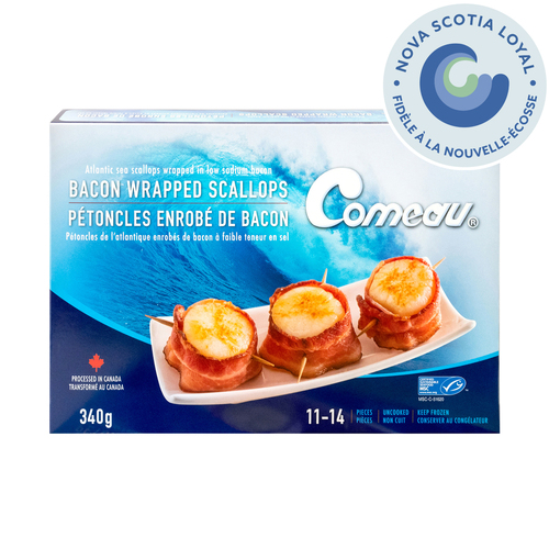 Buy Comeau Frozen Bacon Wrapped Scallops 340 g | Sobeys Inc.