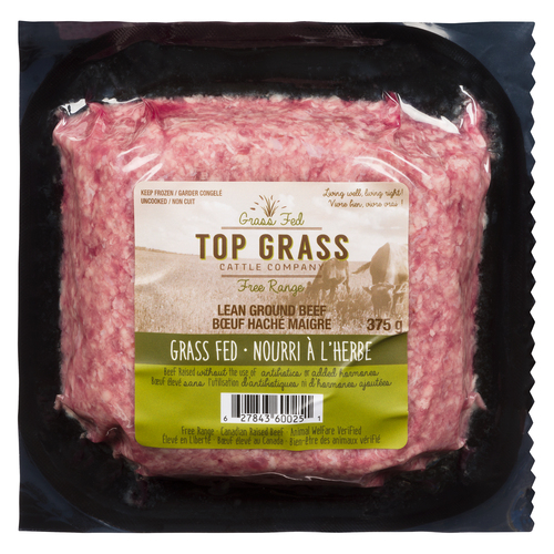 Buy Top Grass Cattle Lean Ground Beef 375 g | Sobeys Inc.