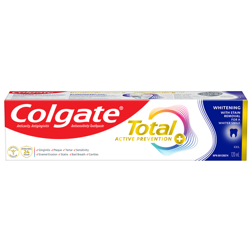 Buy Colgate Total Advanced Toothpaste Whitening 120 ml | Safeway Canada
