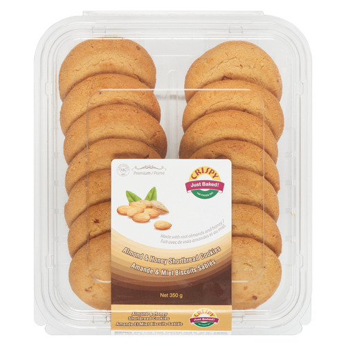 Buy Crispy Shortbread Cookies Almond & Honey 350 g | Sobeys Inc.
