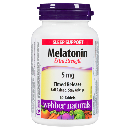 Buy Webber Naturals Time Released Melatonin 5 mg 60 Tablets | Safeway ...