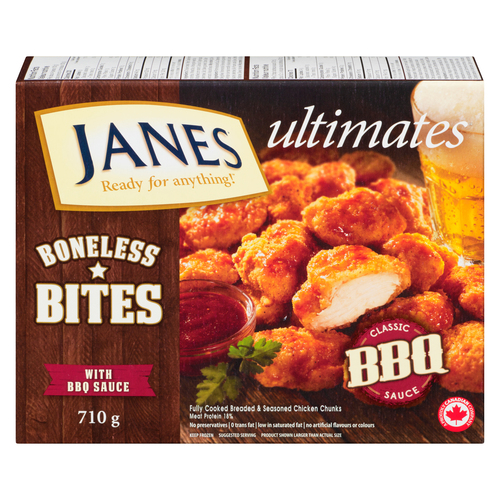 Buy Janes Frozen Boneless Bites BBQ Hickory Chicken 710 g | Sobeys Inc.